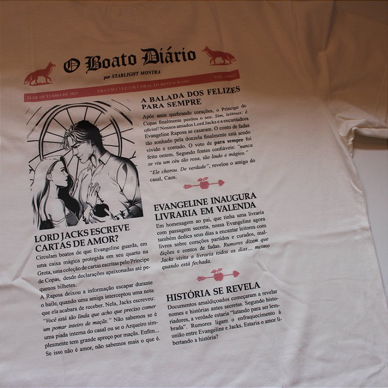 Camiseta | O Boato Diário (Era uma vez um coração partido) - Starlight ...