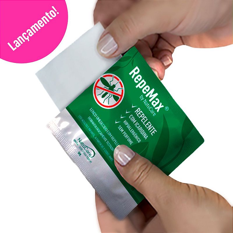 Lenço umedecido com repelente RepeMax by NatuCare - Maxishop - A Sua ...