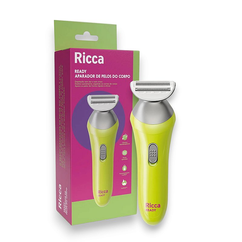 Aparador de Pêlos Corporal Ready - Ricca - Condessa Cosméticos e Perfumaria