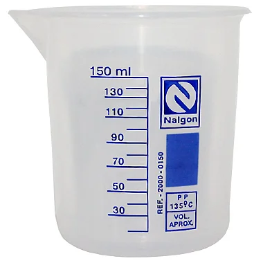 BEQUER DE PLASTICO 150ML - Didática Labor