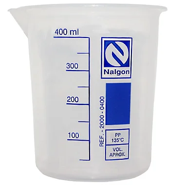 BEQUER DE PLASTICO 400ML - Didática Labor