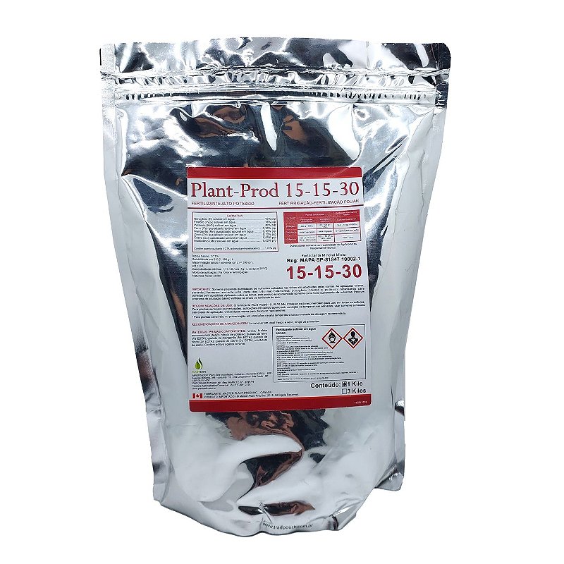 Fertilizante Uso Geral Plant Prod 15-15-30 - Mix Visão