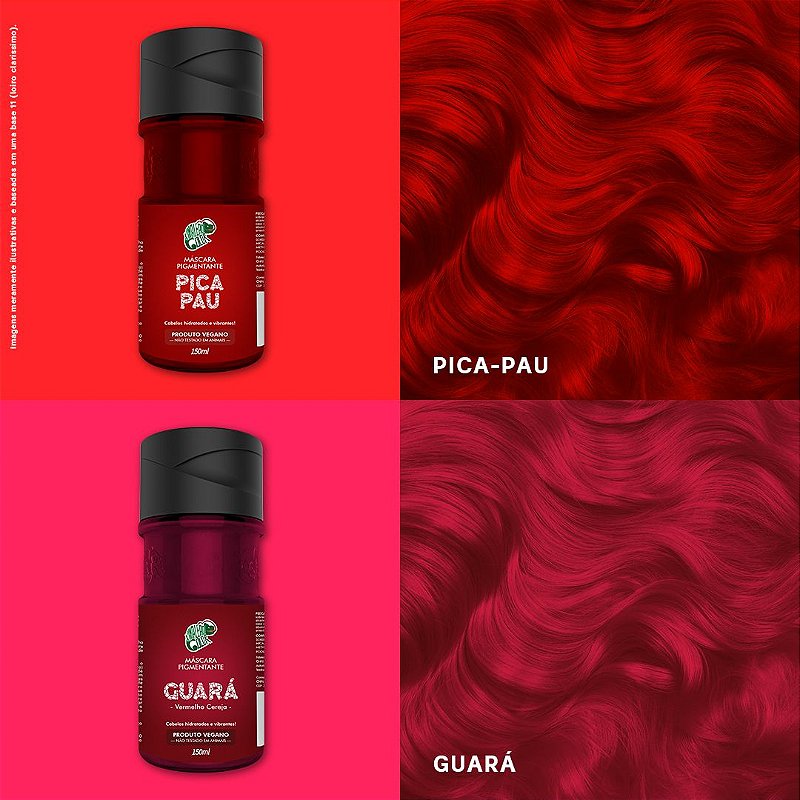 Kamaleão Color - 150ml - Vermelhos e Rosas - BH Beleza Cosméticos....