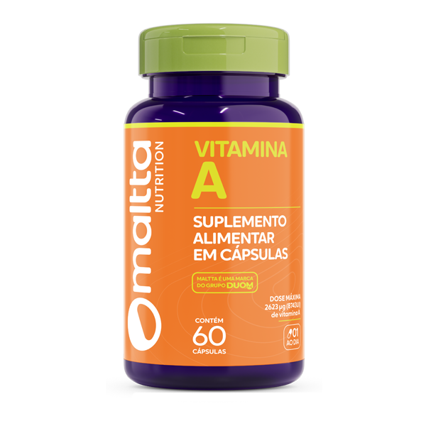 Vitamina A 60caps Duom - Loja Virtual de Produtos Naturais | Natural Online