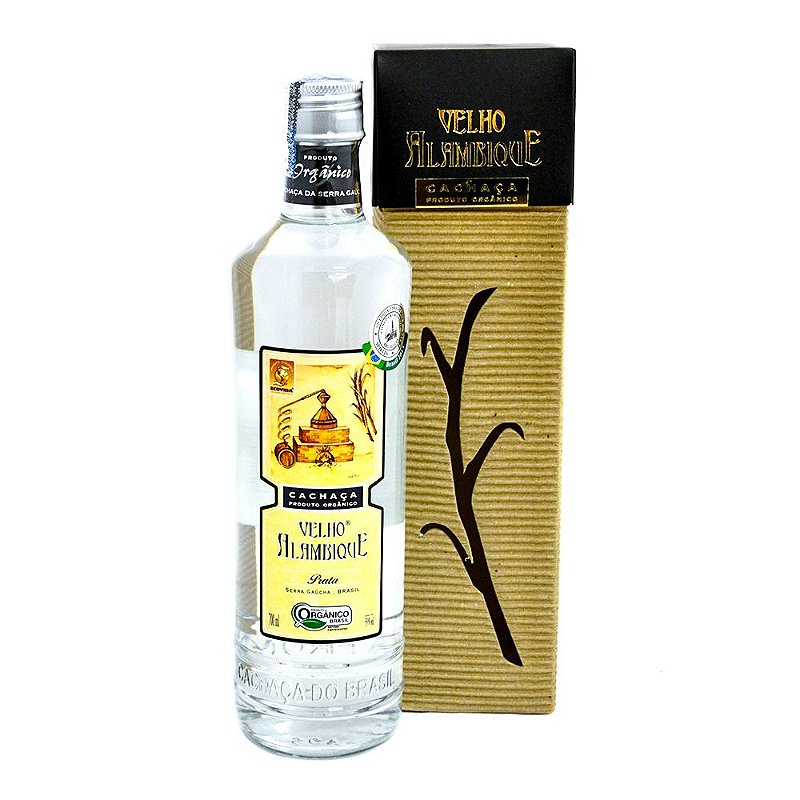 Cachaça Velho Alambique Prata 700ml - Vô Milano Cachaçaria