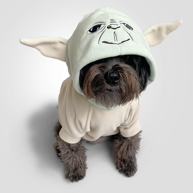 Roupinha Pet Moletom para Cachorros Mestre Yodog | Bichinho Virtual ...