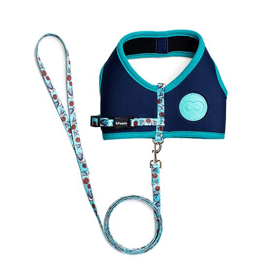 Peitoral com Guia Neoprene Cat Tattoo Marinheiro | Bichinho Virtual ...