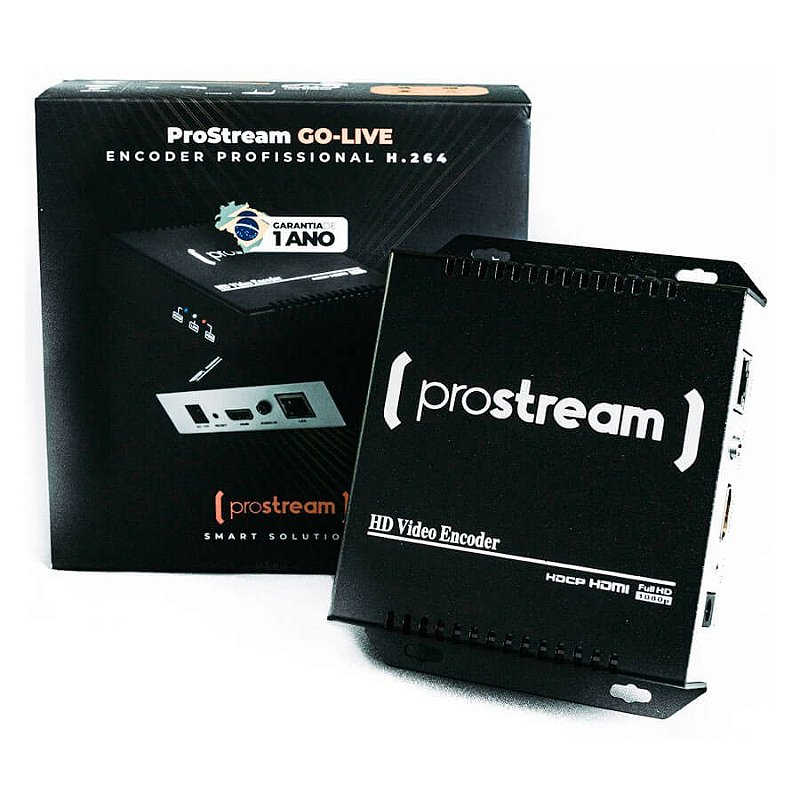 Prostream Go-Live Encoder Profissional H.264 - Campvideo - Equipamentos ...