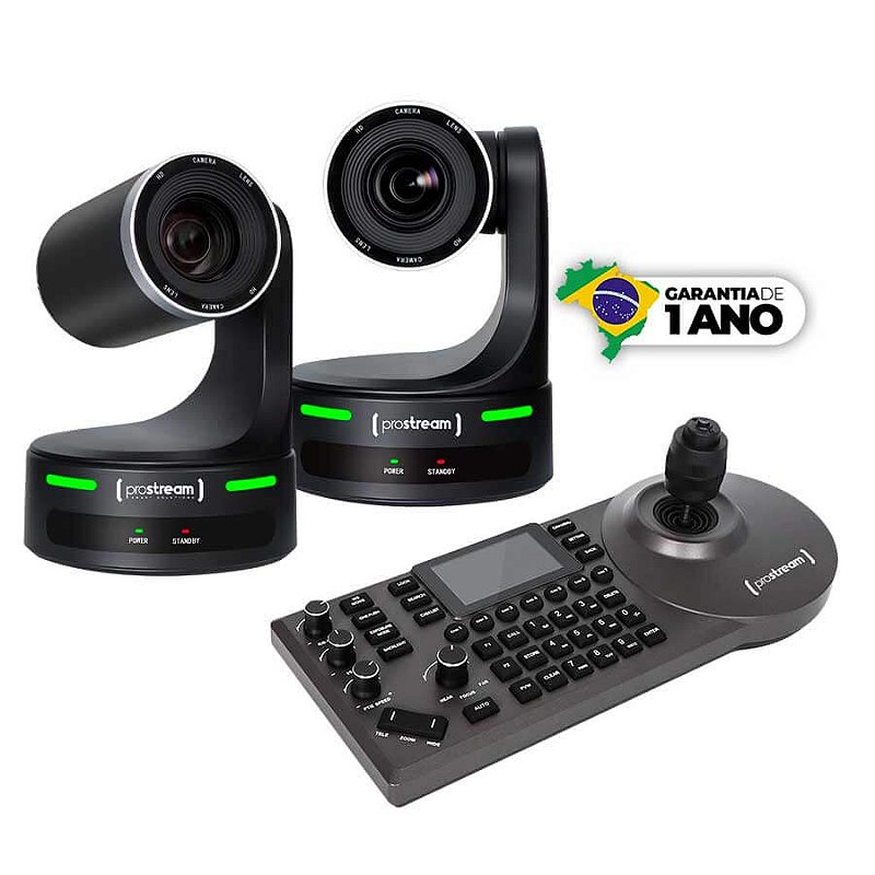 Kit Prostream com 2 Câmeras PTZ Full HD e Controladora - Campvideo ...