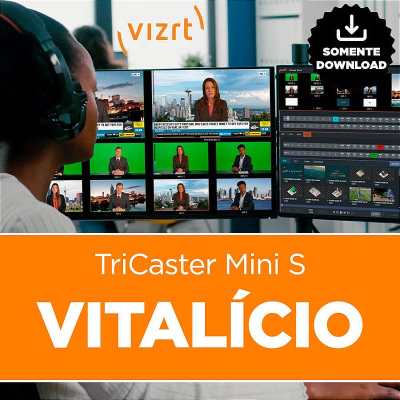 Vizrt TriCaster Mini S Licença Perpétua - Campvideo - Equipamentos ...