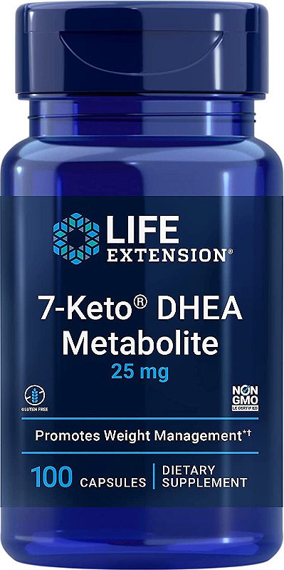 7 Keto 100mg (100 cápsulas) Life Extension - Todas Vitaminas ...