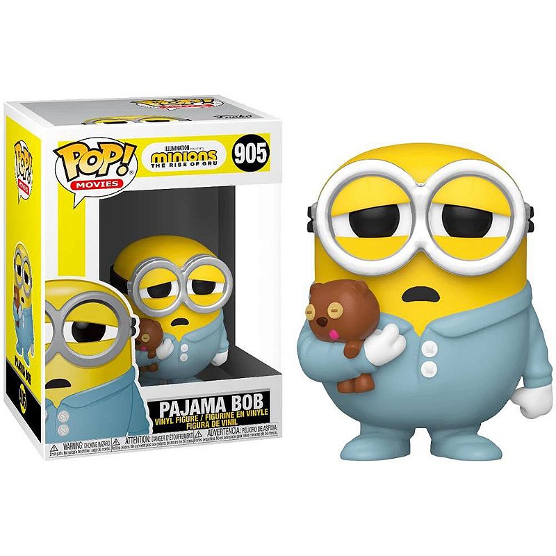 Funko Pop Pajama Bob Minions the Rise of Gru 905 - www.espiaogames.com.br