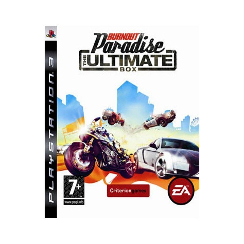 Burnout Paradise The Ultimate box PS3 seminovo - www.espiaogames.com.br