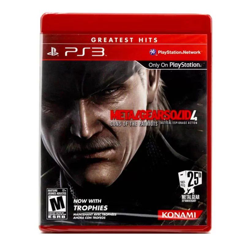Metal Gear Solid 4 Ps3 Seminovo - www.espiaogames.com.br