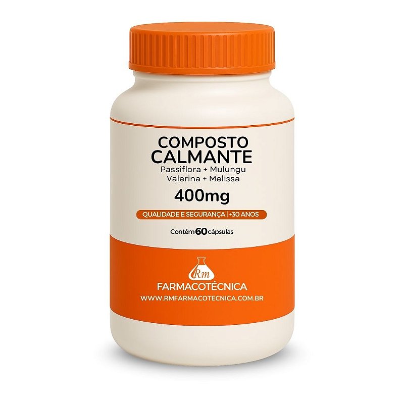 Calmante Natural 60 cápsulas - RM Farmacotécnica® - Farmacotécnica ...