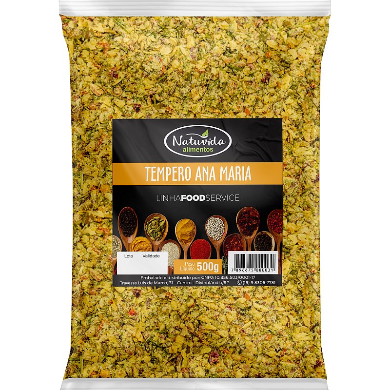 Tempero Ana Maria: Mix de Temperos para Carnes, Frangos e Ensopados ...