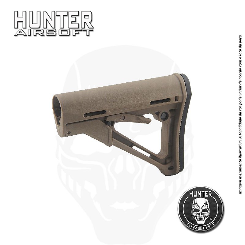 Coronha (stock) CTR M4/M16 réplica Tan - Magpul - Hunter Airsoft