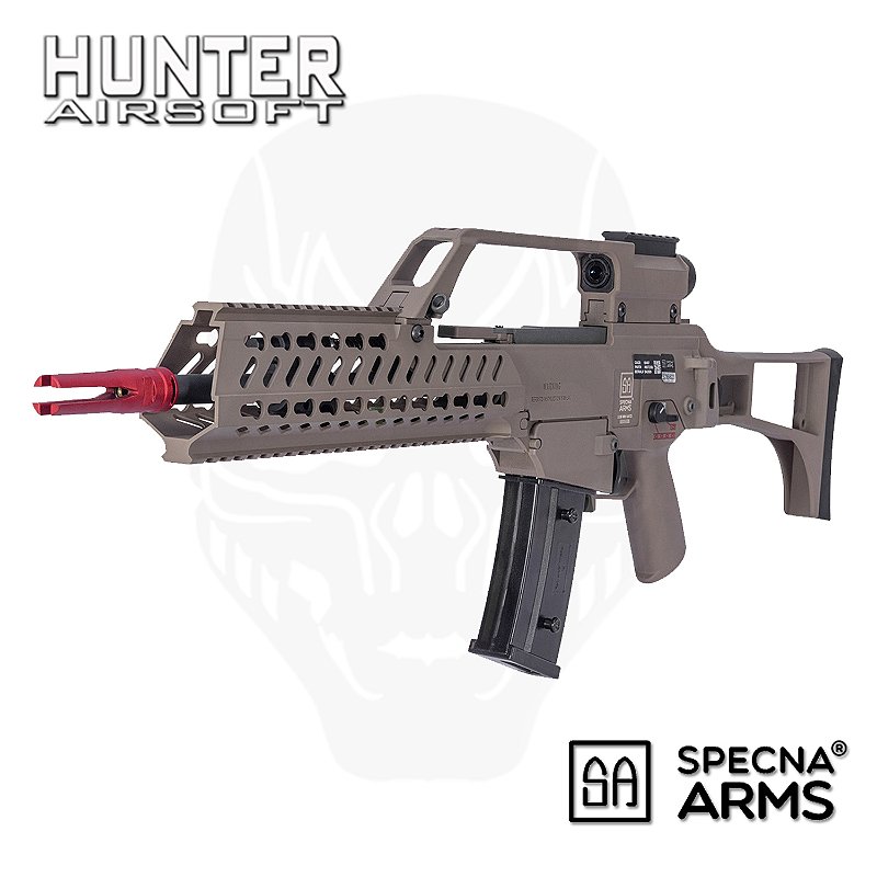 Rifle Airsoft AEG G36 Keymod SA-G10 EDGE E-series Tan - Specna Arms - Hunter Airsoft