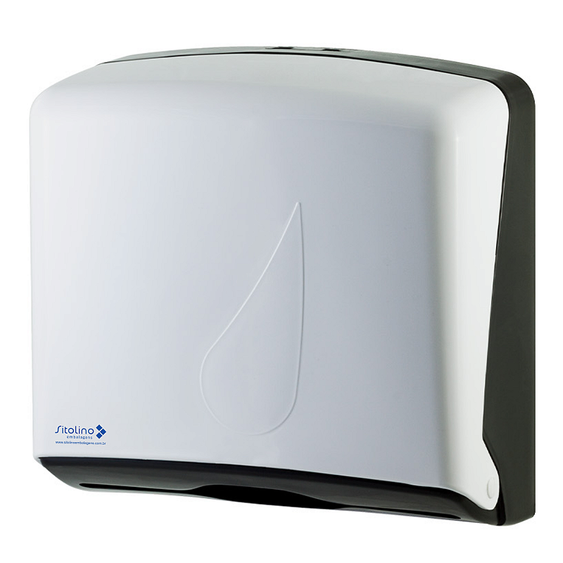 Dispenser Branco para Papel Toalha Interfolha • Dropy - Sitolino ...
