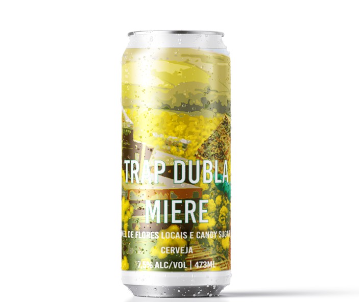 CERVEJA DUBBEL COM MEL DE FLORES E CANDY SUGAR DEMERARA - LATA 473ml ...