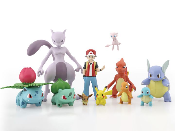 Pokemon Scale World Kanto Region Set of 11 Figures - Treasure box