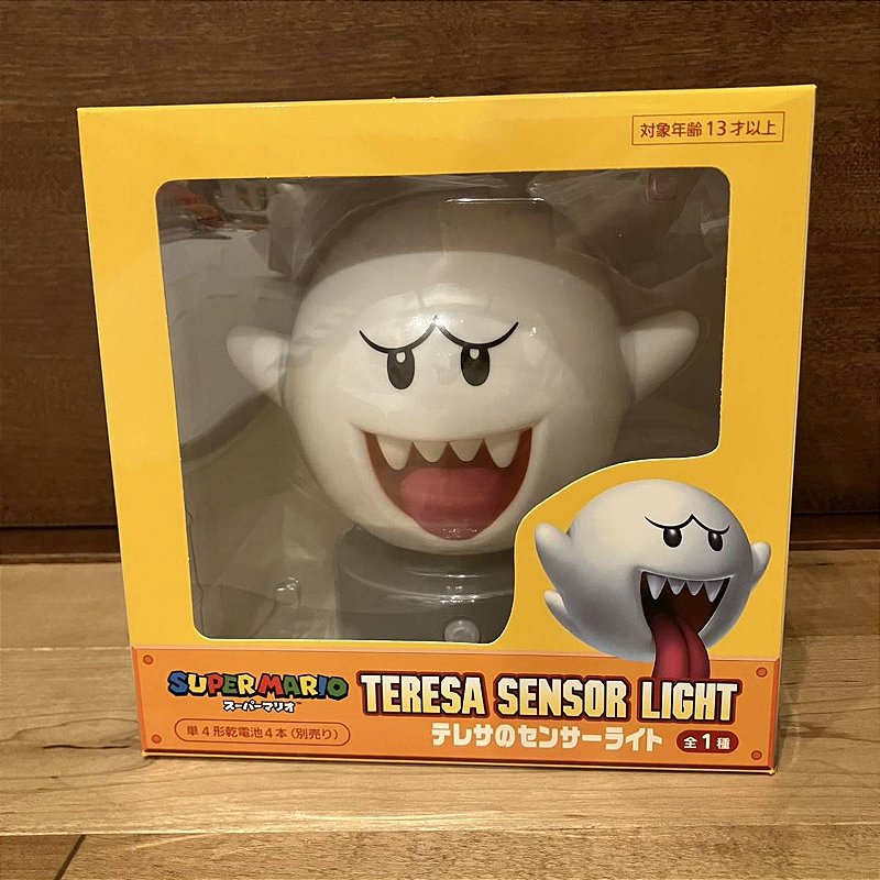 Super Mario Teresa Boo Sensor Light Taito Ghost Boo Figure Nintendo ...