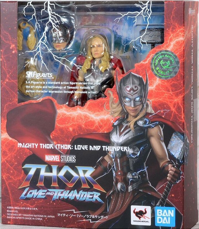 Thor: Love and Thunder S.H.Figuarts Mighty Thor Action Figure ...