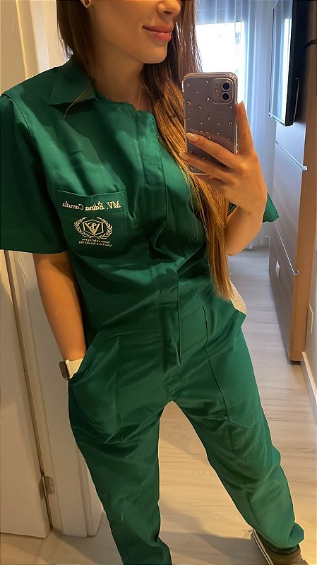 kit 01 MACACÃO DE CAMPO 01 Scrub - Estilo Médico Uniformes Hospitalares