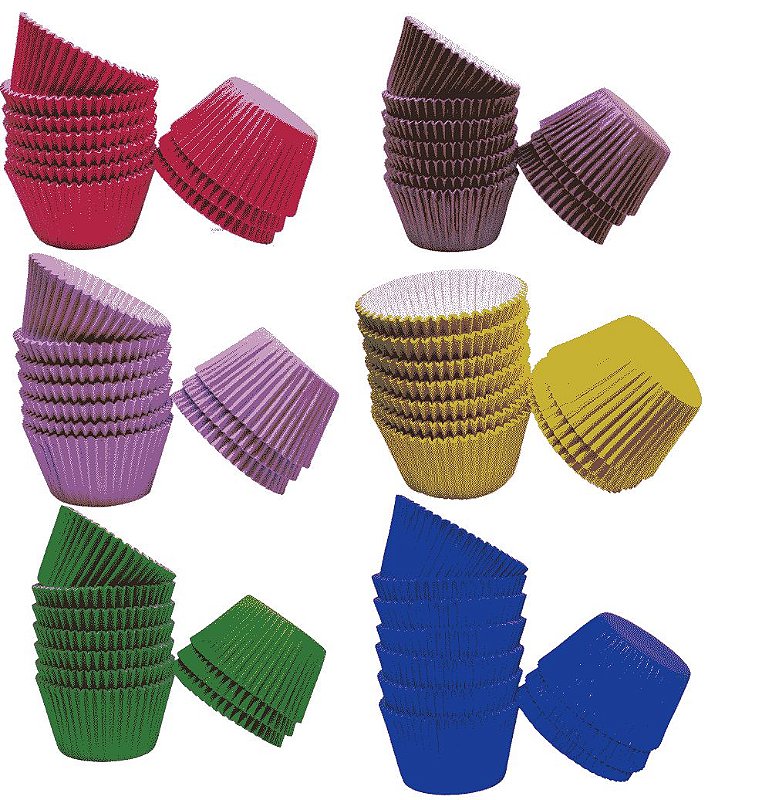 Forma de cupcake forneáveis - Mercadoce - Doces, Confeitaria e Embalagem