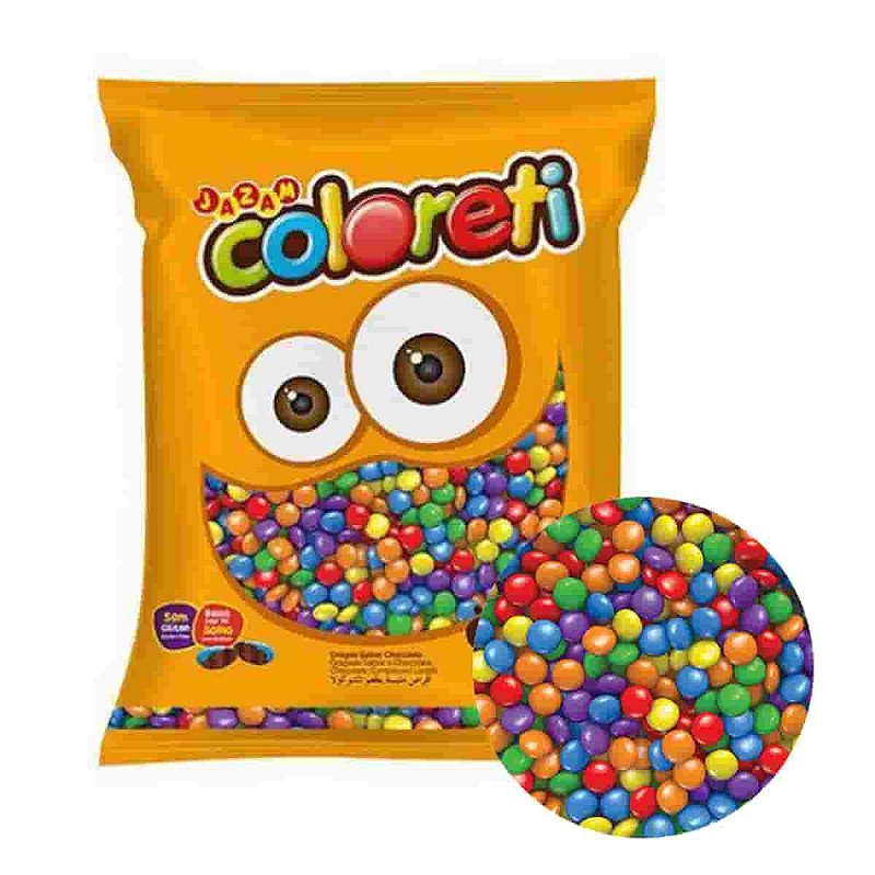 Confete Coloreti de chocolate | Tradicional Sortida | 500 gramas | Jaz ...