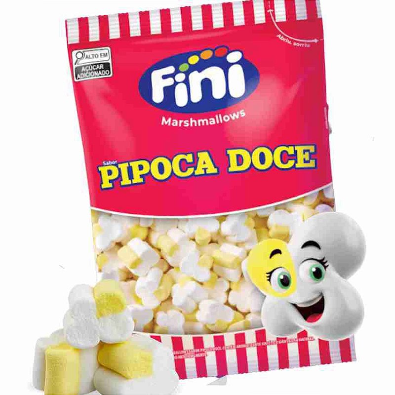 Marshmallow Fini Pipoca Doce 250g | Compre na Mercadoce - Mercadoce ...