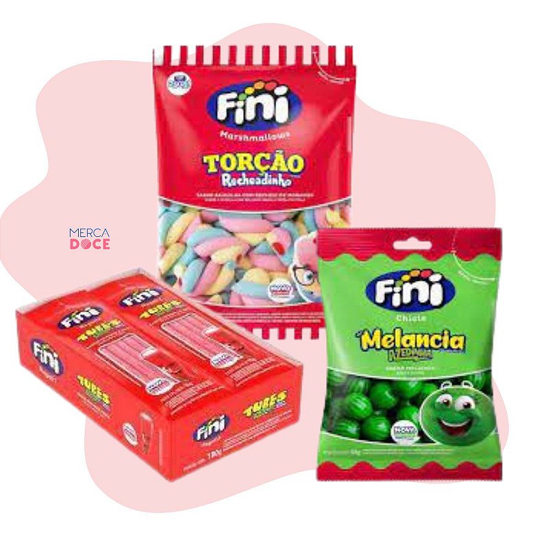 Kit Fini - 3 produtos Fini | Balas, Marshmallow e Chiclete - Mercadoce ...