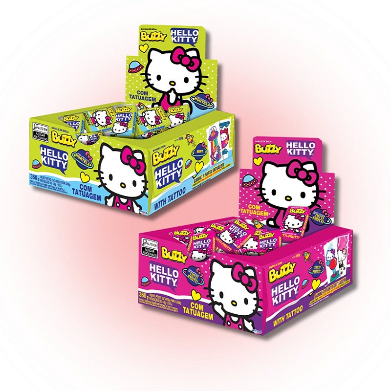 Compre aqui o Chiclete Buzzy da Hello Kitty - Mercadoce - Doces ...