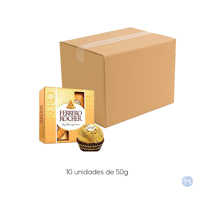 Caixa De Bombom Ferrero Rocher Com 4 Unidades 50G | Mercadoce ...