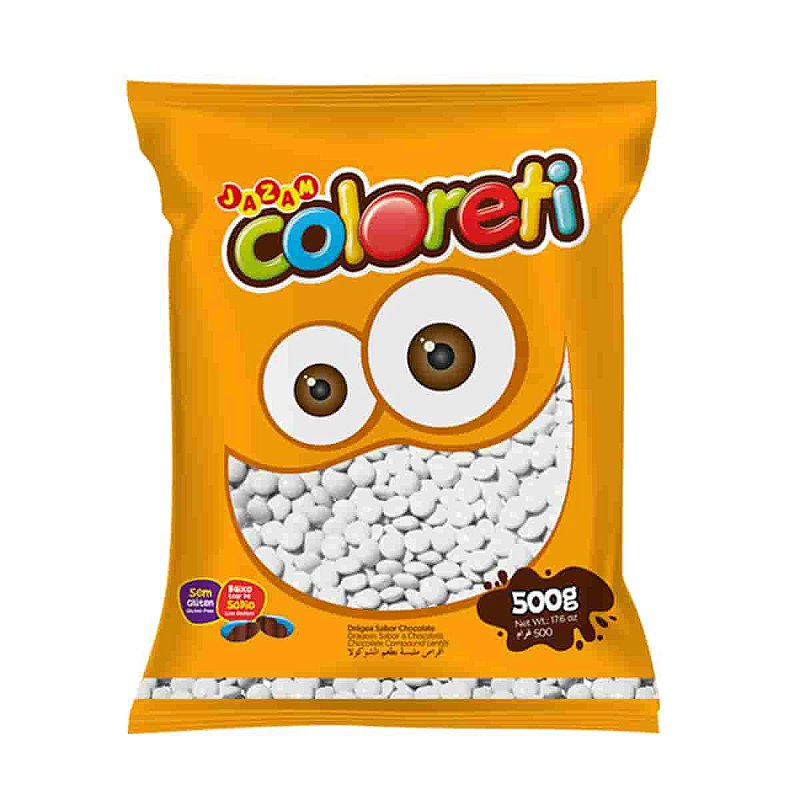 Coloreti Mini Branco Jazam 500g | Compre na Mercadoce - Mercadoce ...