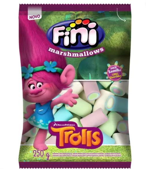 Marshmallows Trolls 250g - Fini - Mercadoce - Doces, Confeitaria e ...