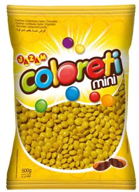 Coloreti Mini Amarelo Jazam 500g | Mercadoce - Mercadoce - Doces ...
