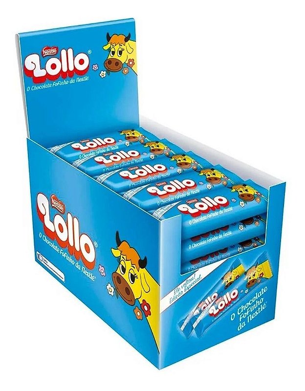 Caixa 30 Un Chocolate Lollo | Nestlé | Mercadoce - Mercadoce - Doces ...