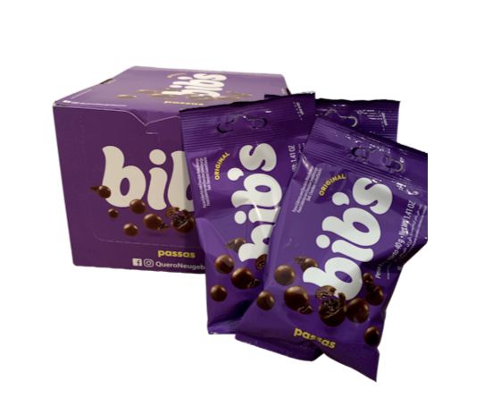 Chocolate Bib`s passas com 18 unidades de 40g - Neugebauer - Mercadoce ...
