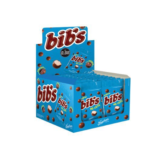 Chocolate bibs sabor ao leite com 18 unidades de 40g | Mercadoce ...