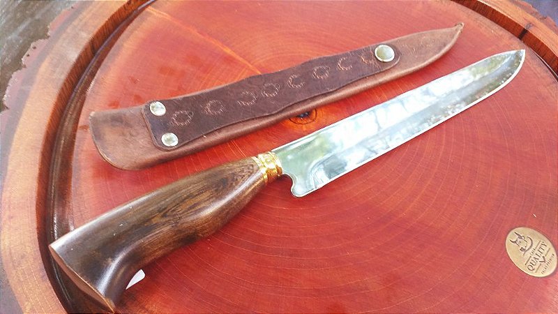 FACA ARTESANAL GAÚCHA em INOX Para CHURRASCO 9" - Casa Quality - Loja ...