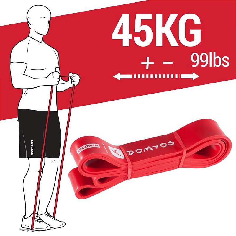SUPER BAND 45KG ELÁSTICO PARA EXERCÍCIO FUNCIONAL E ALONGAMENTO ...