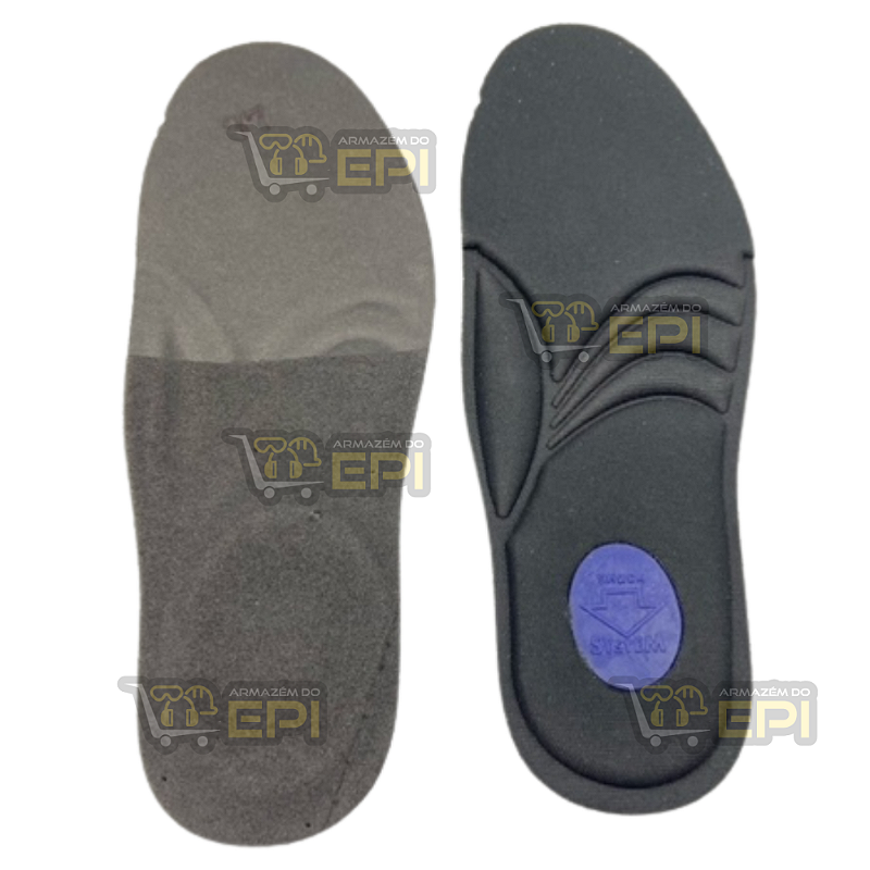 PALMILHA EM EVA COM GEL NO CALCANHAR PALMILHA CONFORTAVEL - ARMAZEM DO ...