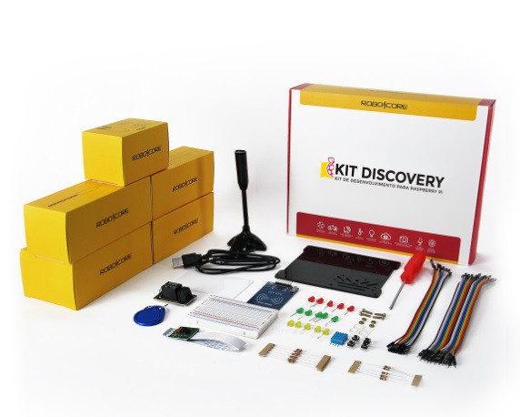 Kit Discovery para Raspberry Pi Robótica Educacional - KitsLab