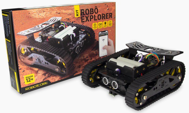 Kit Robô Explorer - Construa um Robô de Verdade - Robótica Educacional ...