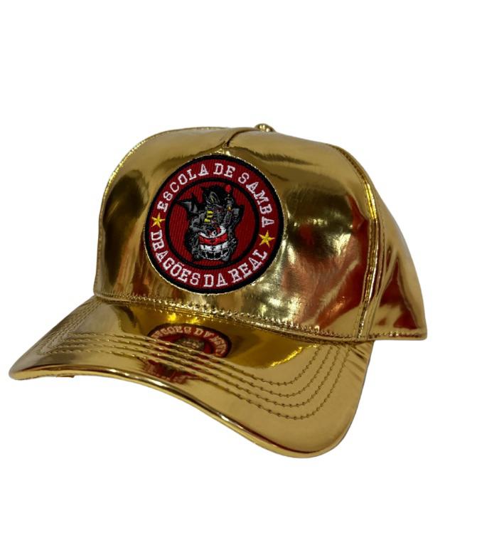 Boné Dourado 2026 - Escola de Samba Dragões da Real