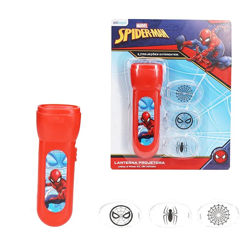 Lanterna Projetora Spider Man - Alma Azul | A Loja do Autista