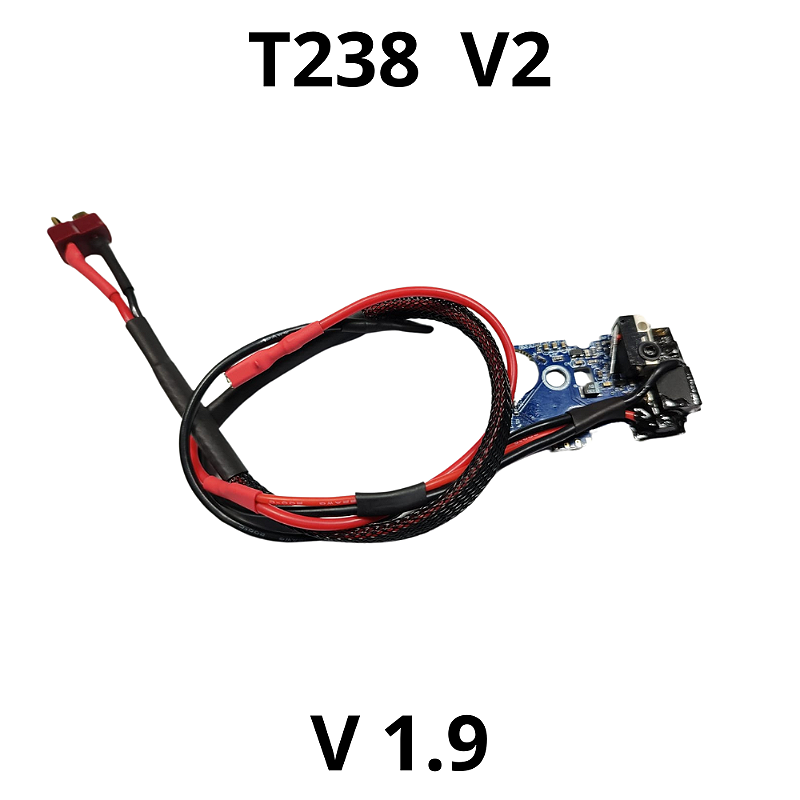 Placa Eletrônica T238 V1.9 upada - ECA AIRSOFT - Especializada em Airsoft