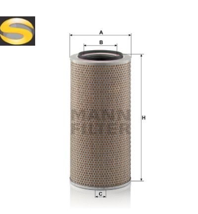 MANN C24650/1 - Filtro de Ar - Showlub