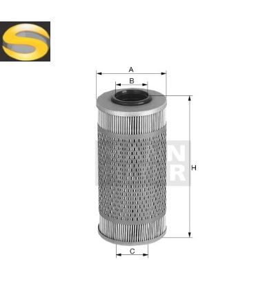 MANN H1278 - Filtro de Óleo Hidráulico - Showlub